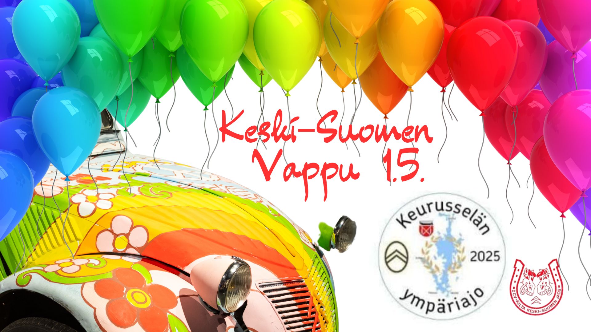 Ke-Sun vappu 2025 – Suomen 2CV-Kilta ry
